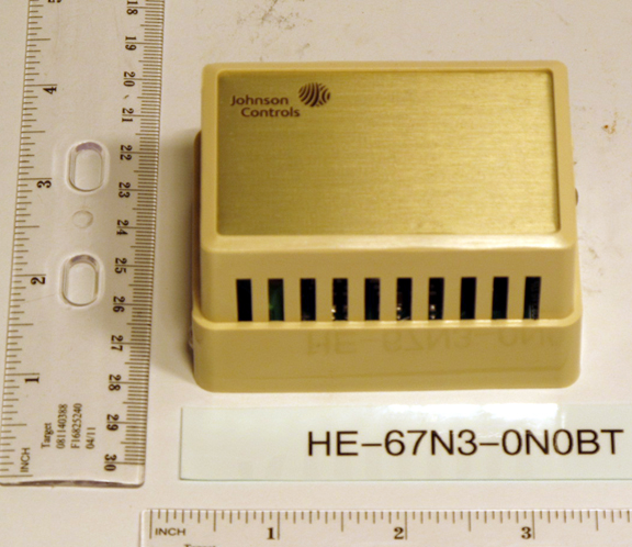 JOHNSON HE-67N3-0N0BT. HUMIDITY TRNSMTR WALL MT; HUMIDITY ELEMENT W/NI ...