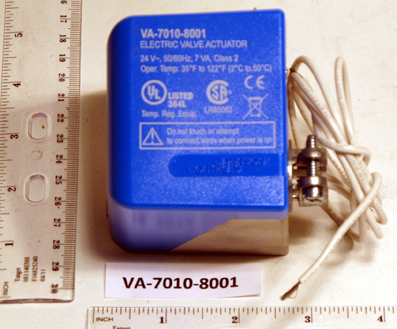JOHNSON VA-7010-8001. 24V ON/OFF ELECTRIC ACTUATOR FOR VG4000 & VG5000 ...